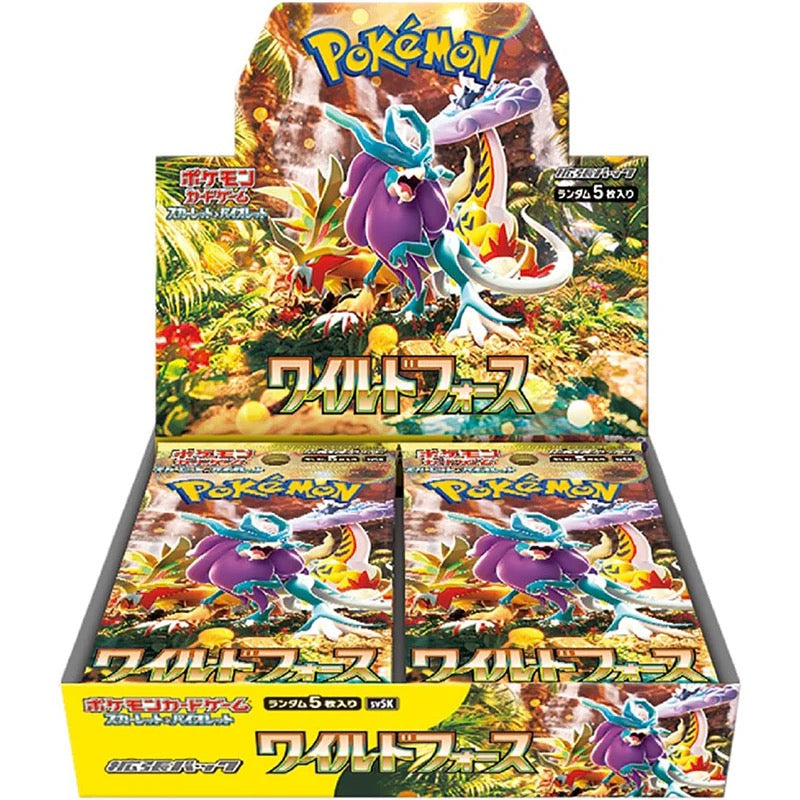 Display Pokémon SV5k Wild Force – Booster Box Japonaise – 30 Boosters ...